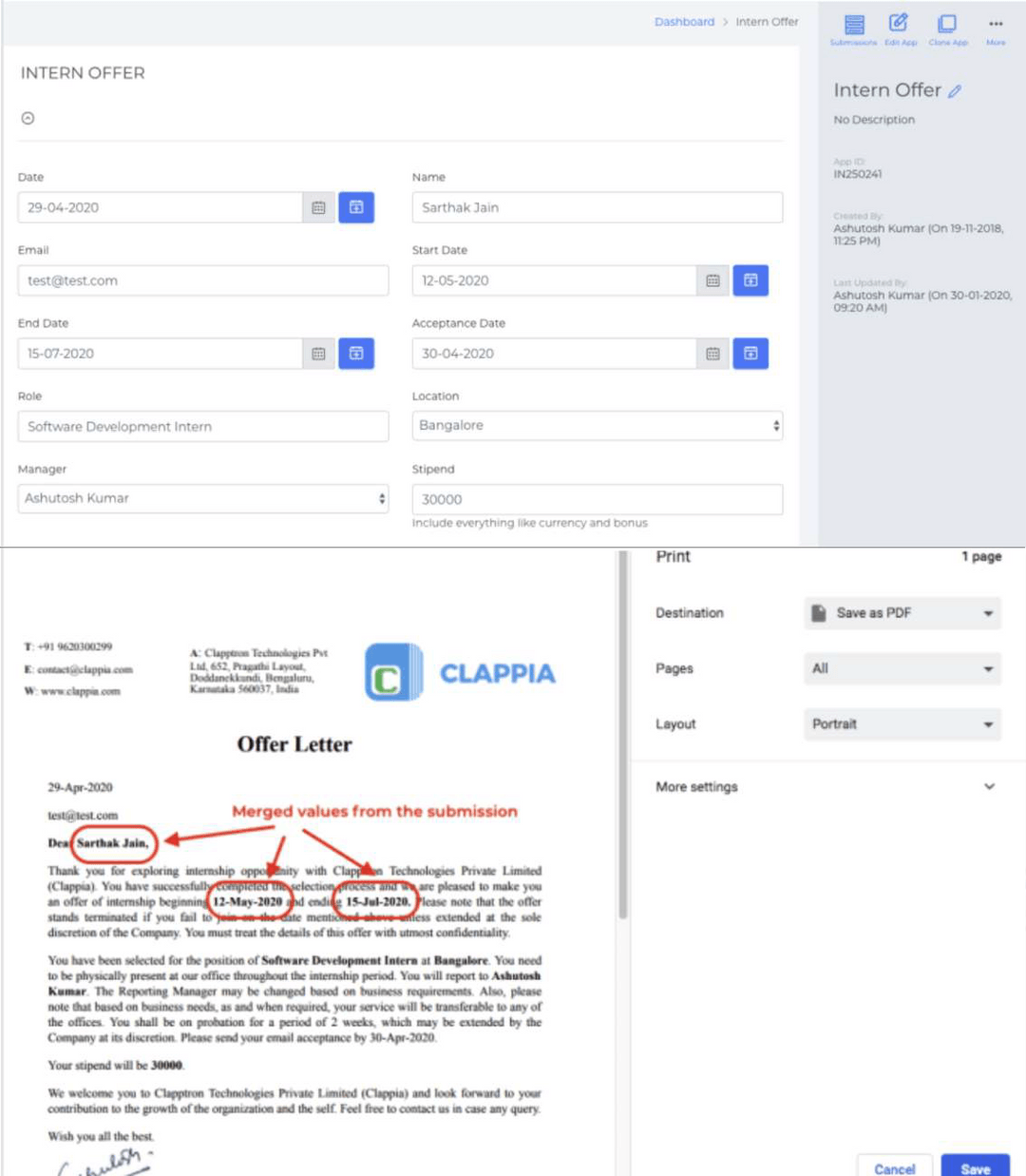 Google Forms Alternative with PDF Reports & Dynamic Printing | Clappia